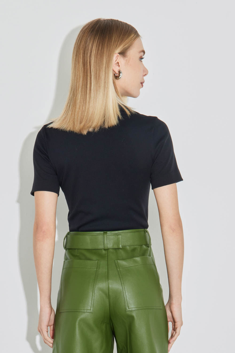 Blusa Rib Charlotte Preto